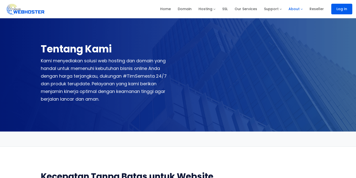 About Us | Solusi Webhoster